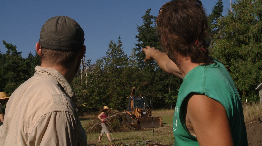 Farm Scale Hugelkultur - All Points Land Design